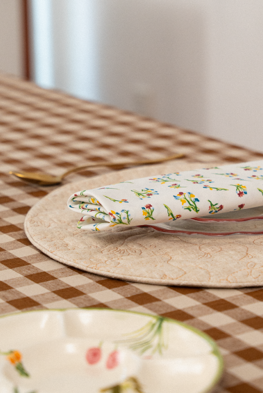 Aesthetic Quilted Placemat in Dune – Whimsigirl