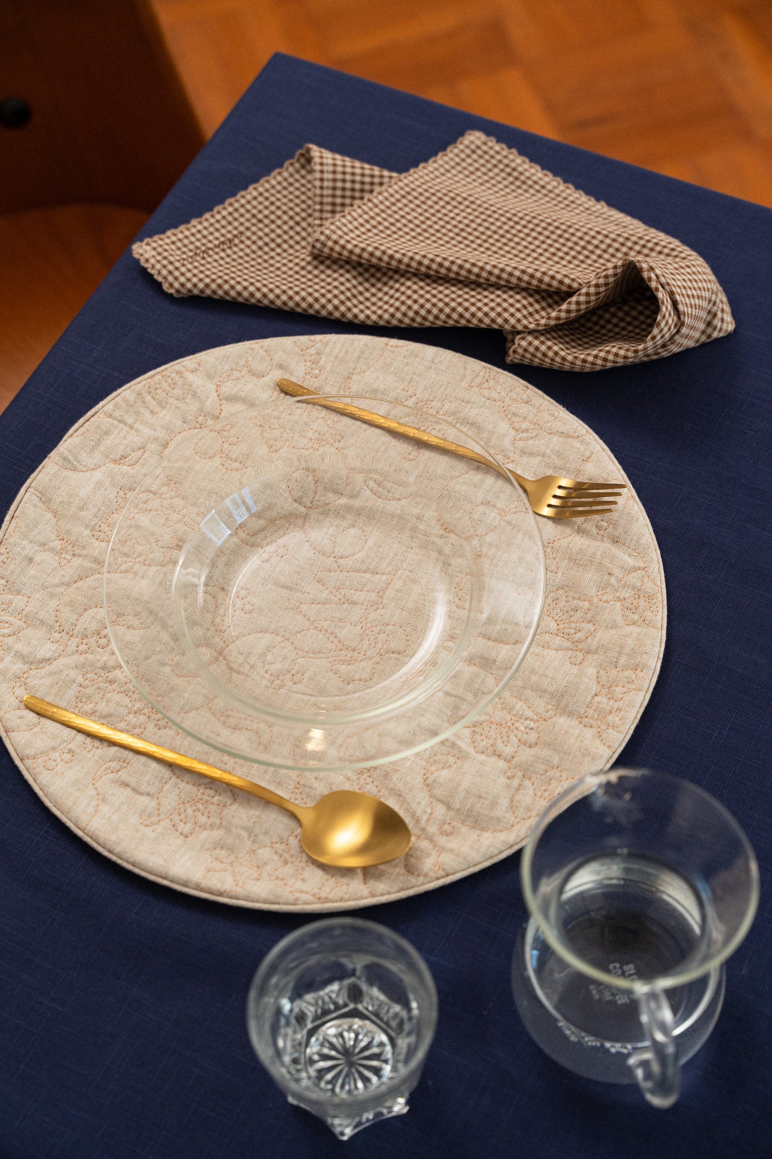 Aesthetic Quilted Placemat in Dune – Whimsigirl